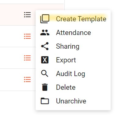 Creating Template from an executed plan | TaskControl